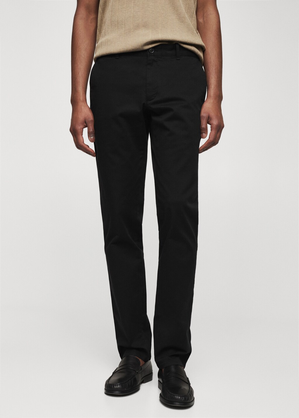 Slim fit chino trousers - Men | MANGO Vietnam
