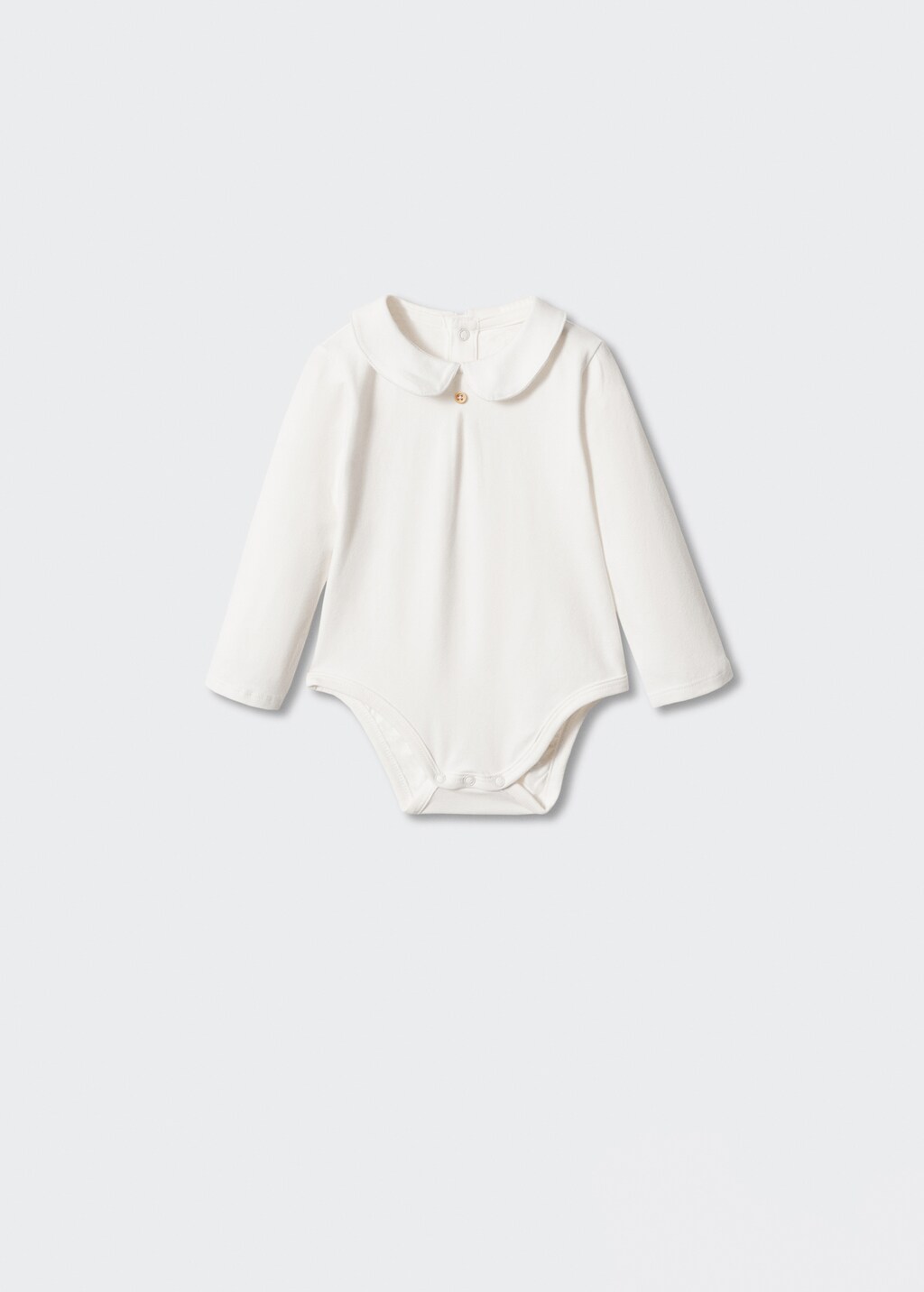 Body coton col classique