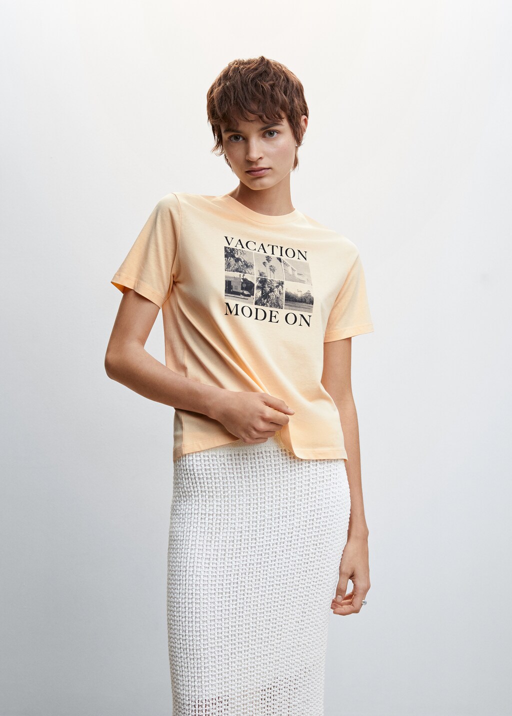 Printed cotton shirt