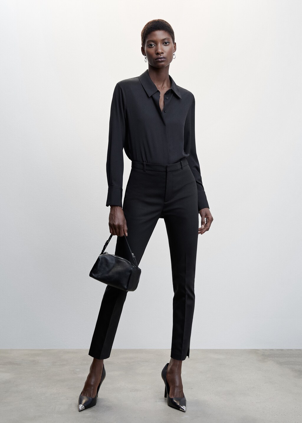 Skinny suit trousers Women MANGO Syria