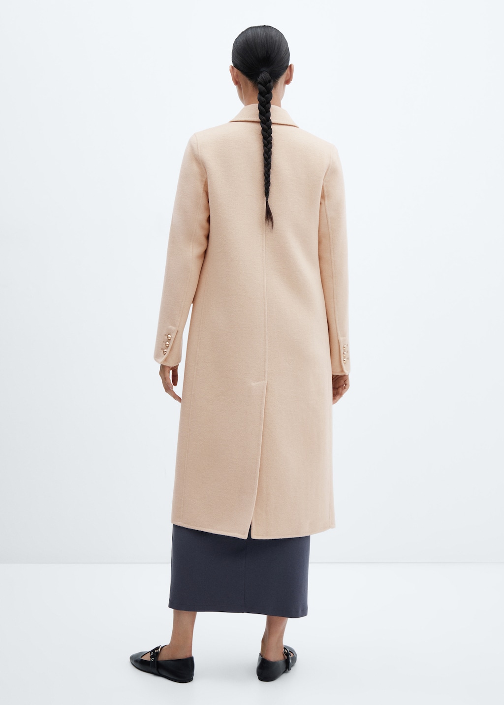 Handmade buttoned wool coat - Women | MANGO Kosovo Handmade buttoned wool coat - Women | MANGO Kosovo