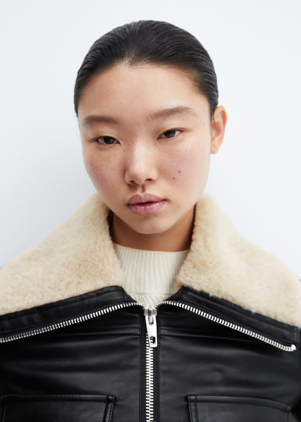 Shearling-lined bomber jacket - Women | MANGO Armenia Shearling-lined bomber jacket - Women | MANGO Armenia
