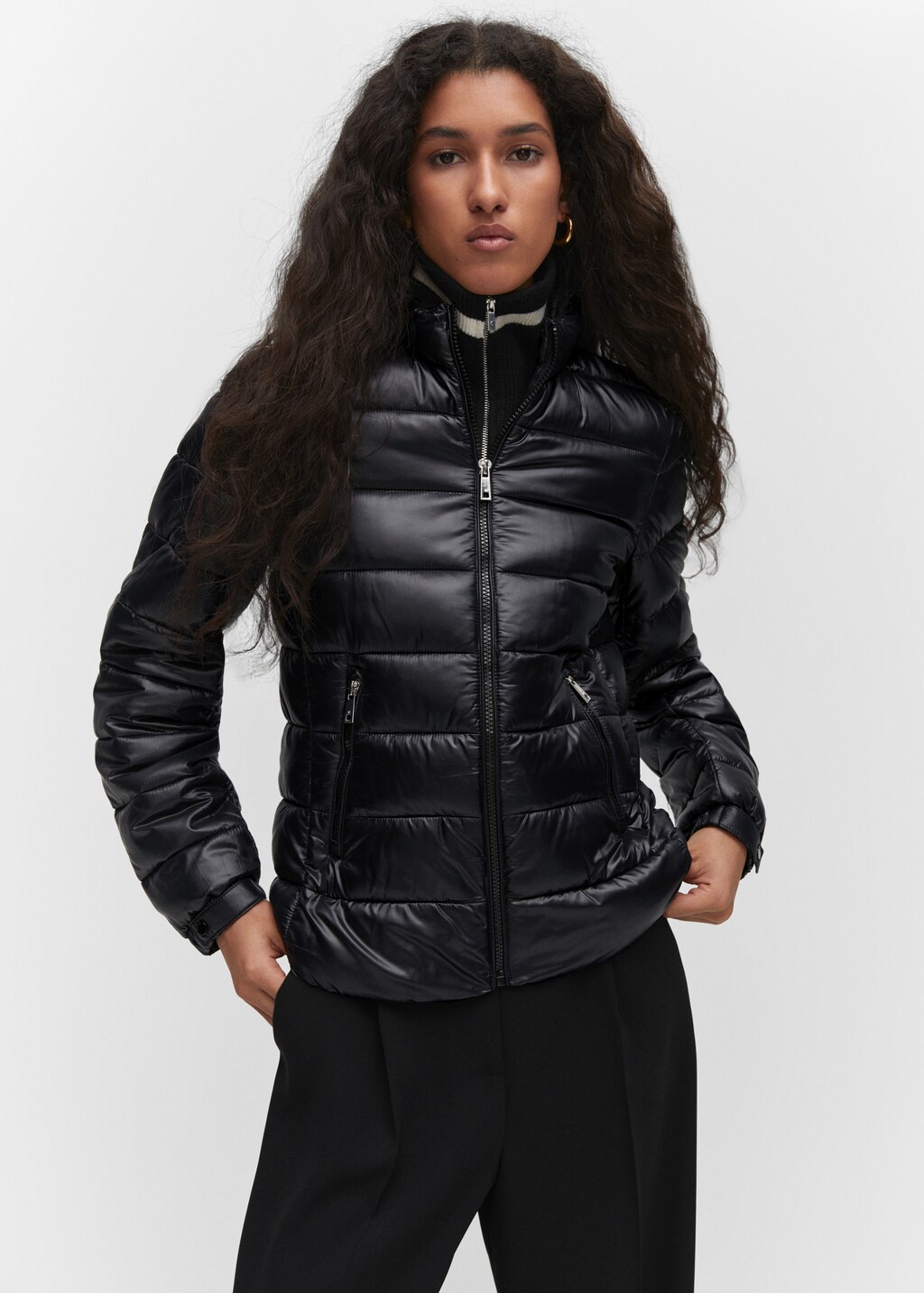 Pocket quilted jacket - Woman | MANGO Montenegro
