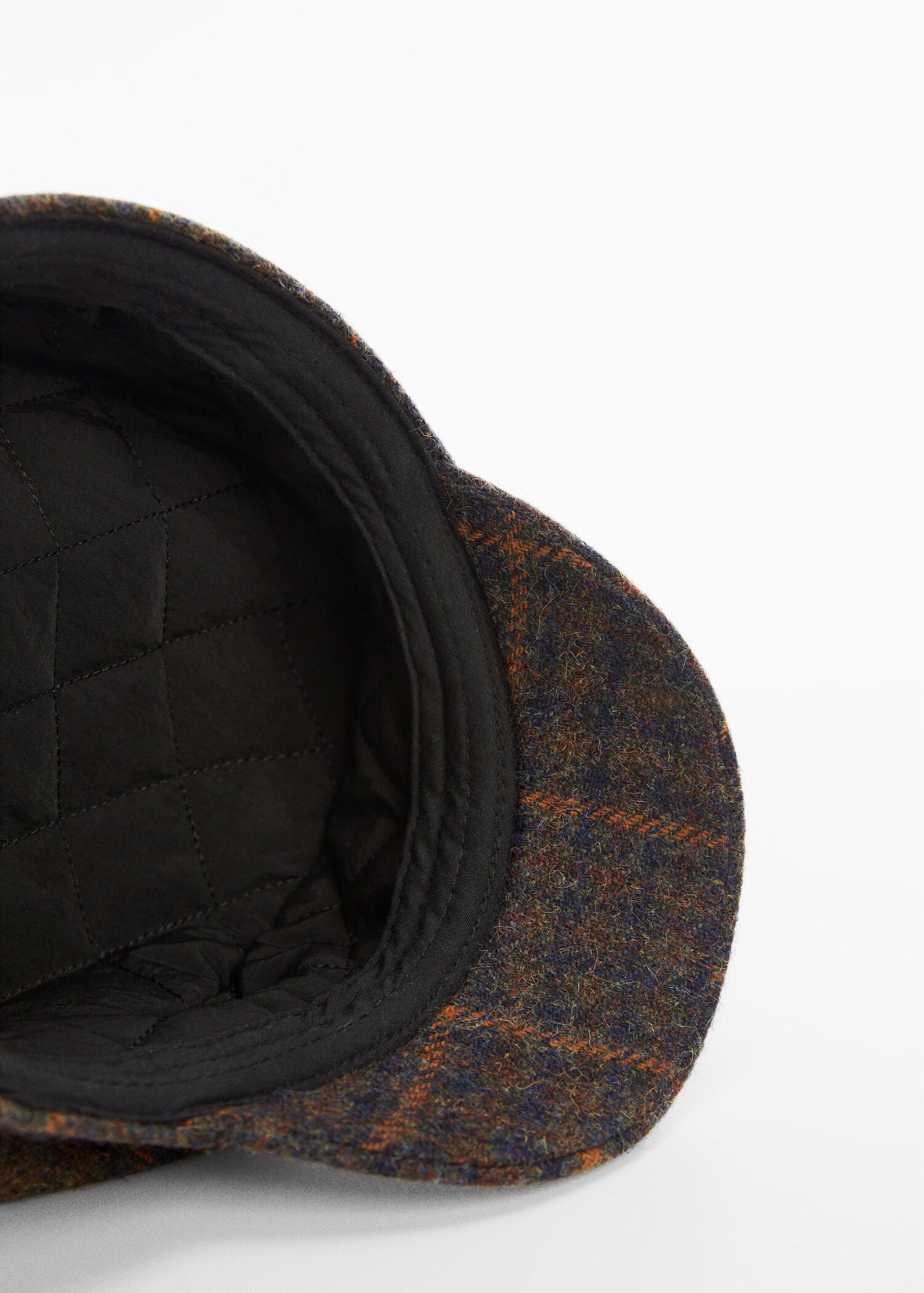 Wool baker cap
