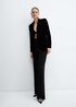 Velvet blazer - Woman | MANGO USA