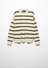 Round-neck striped sweater - Women | MANGO Montenegro