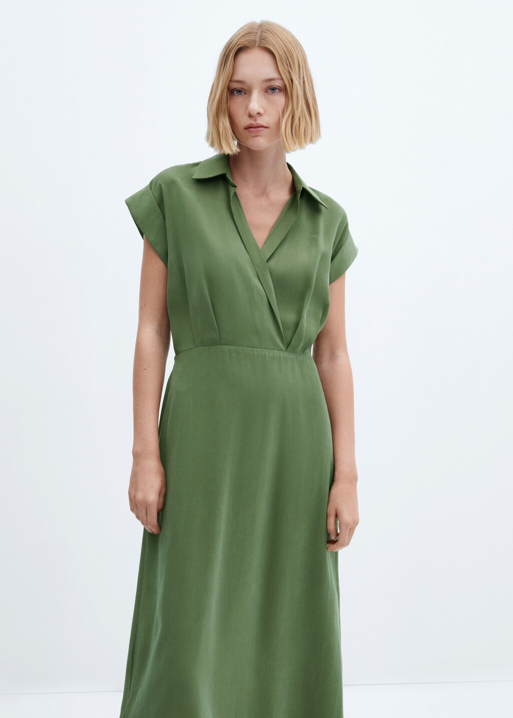 Modal shirt dress - Women | MANGO Japan