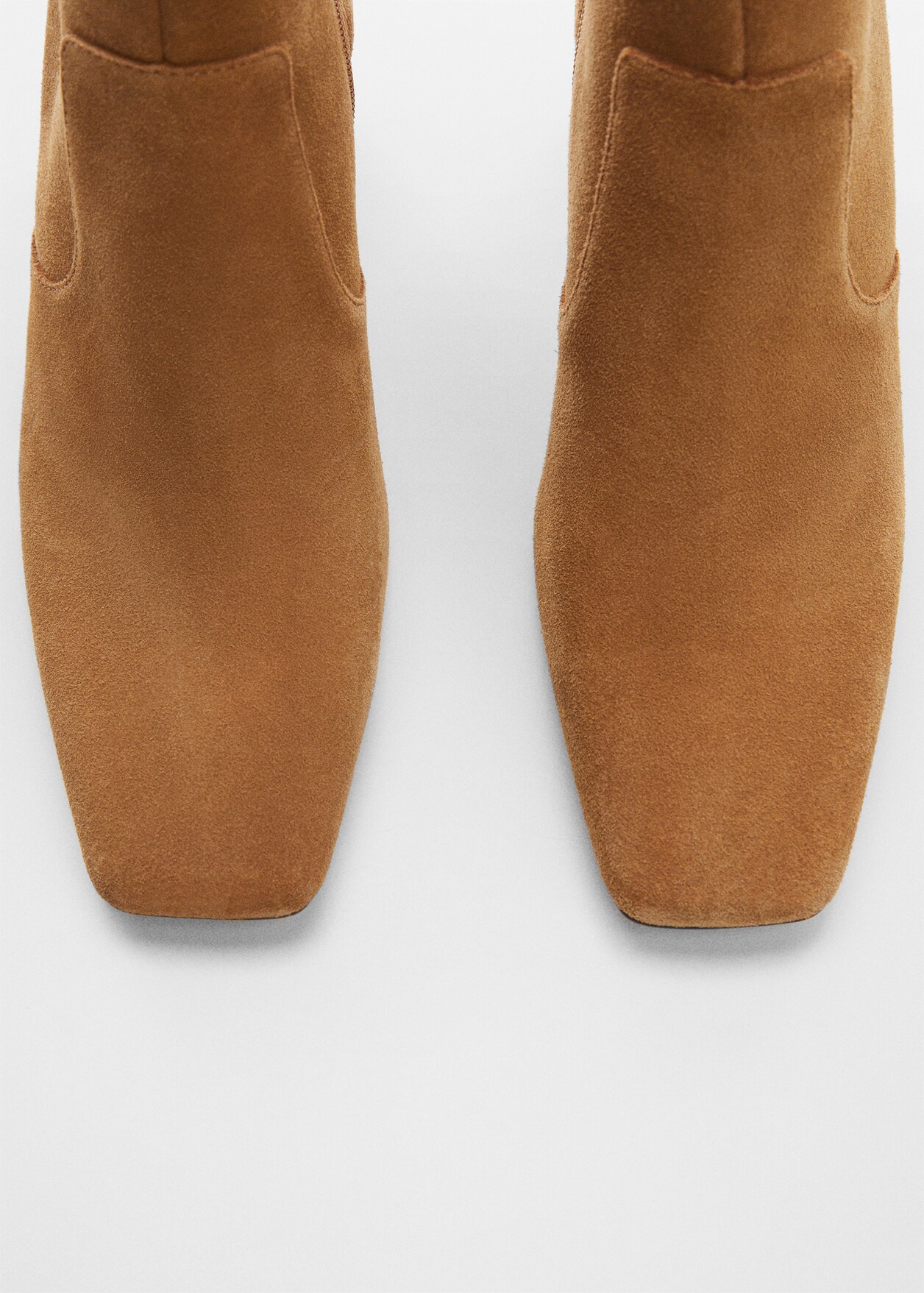 Heel suede ankle boot - Woman | MANGO USA