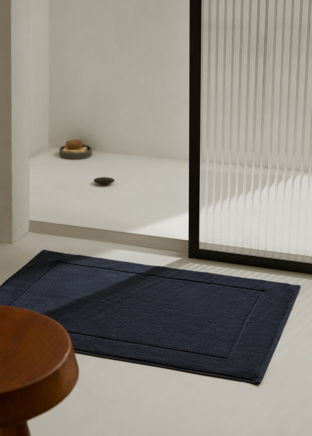 100% cotton bath mat