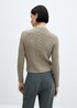 Rhinestone detail ribbed sweater - Women | MANGO USA