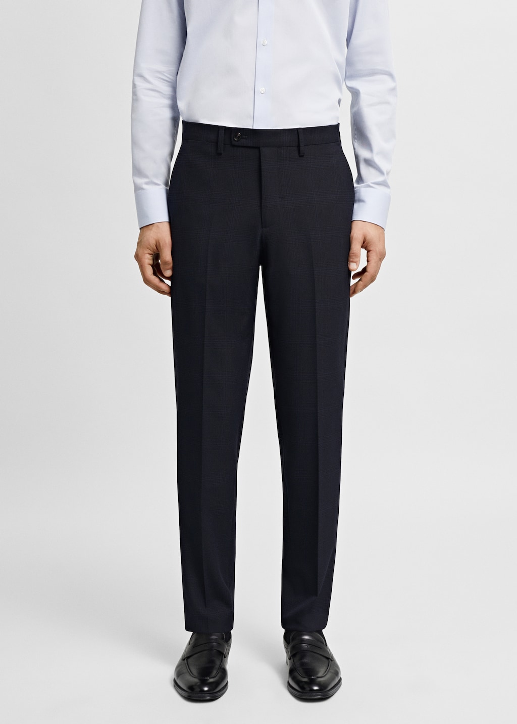 Stretch Fabric Super Slim Fit Suit Trousers