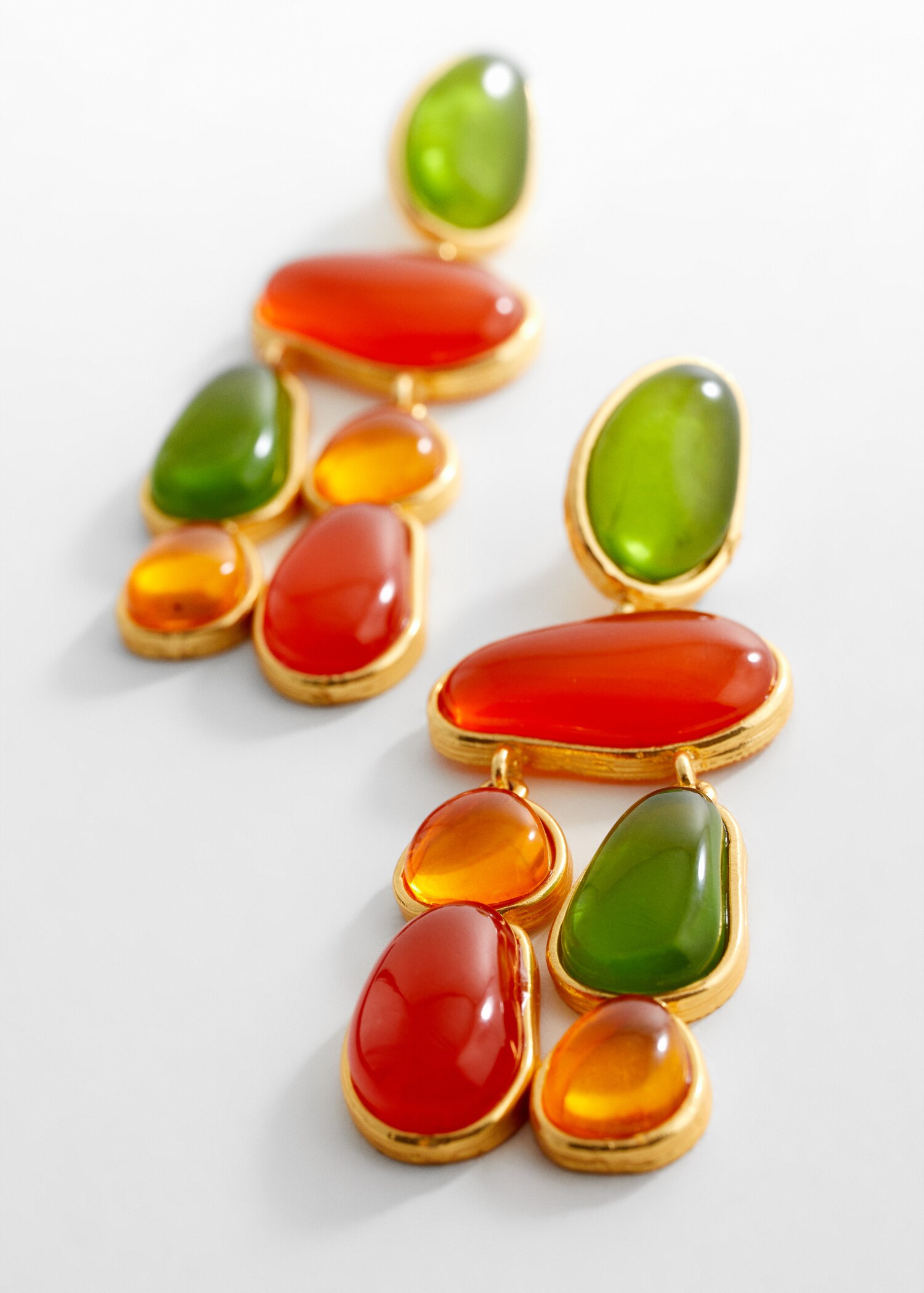 Beaded Pendant Earrings