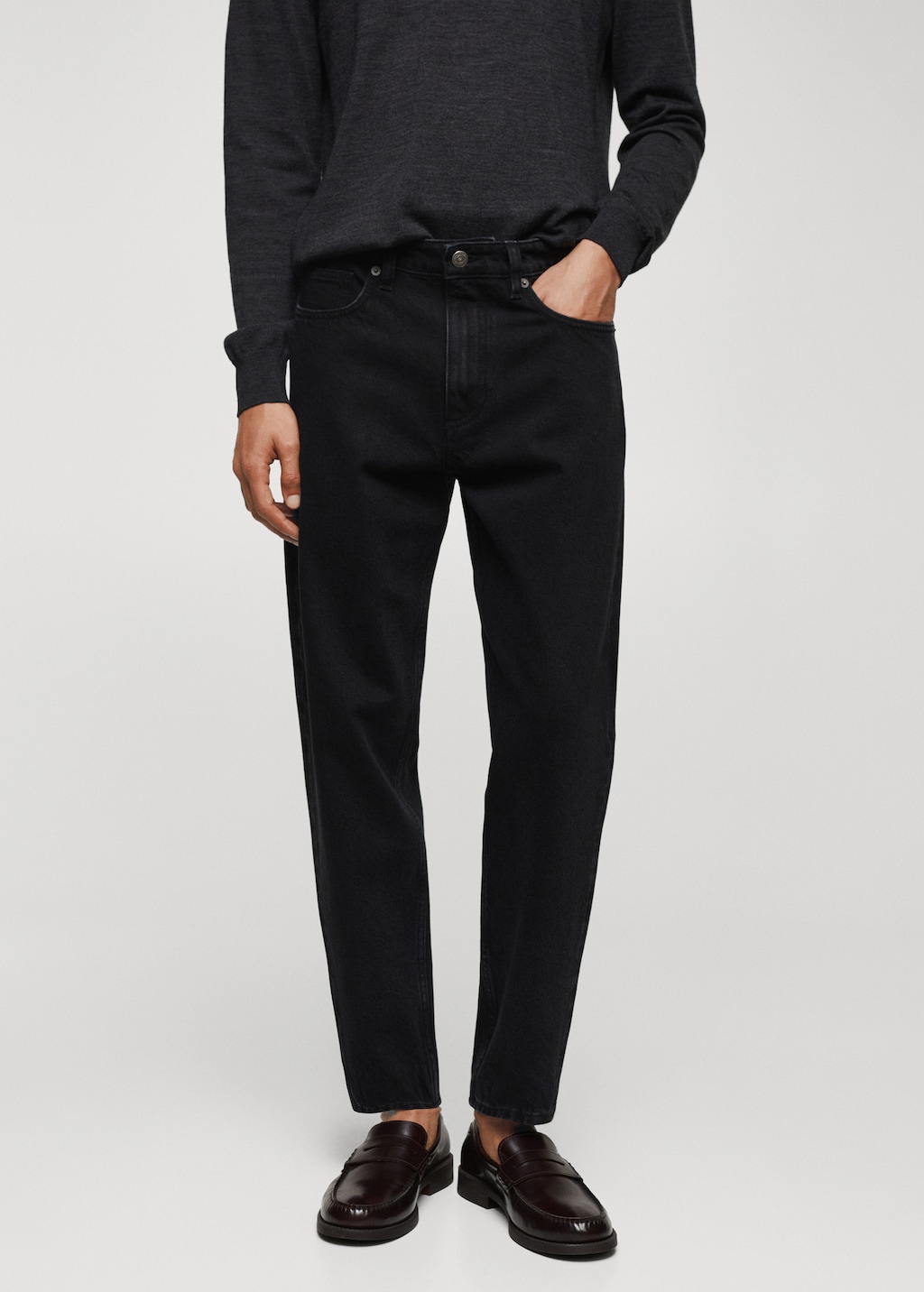 Sam tapered-fit jeans - Man | MANGO USA