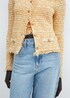 Pocket tweed cardigan - Women | MANGO Taiwan area