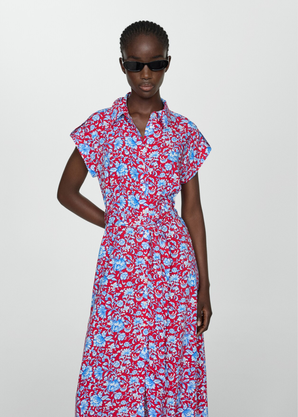 Bow shirt dress - Women | MANGO USA