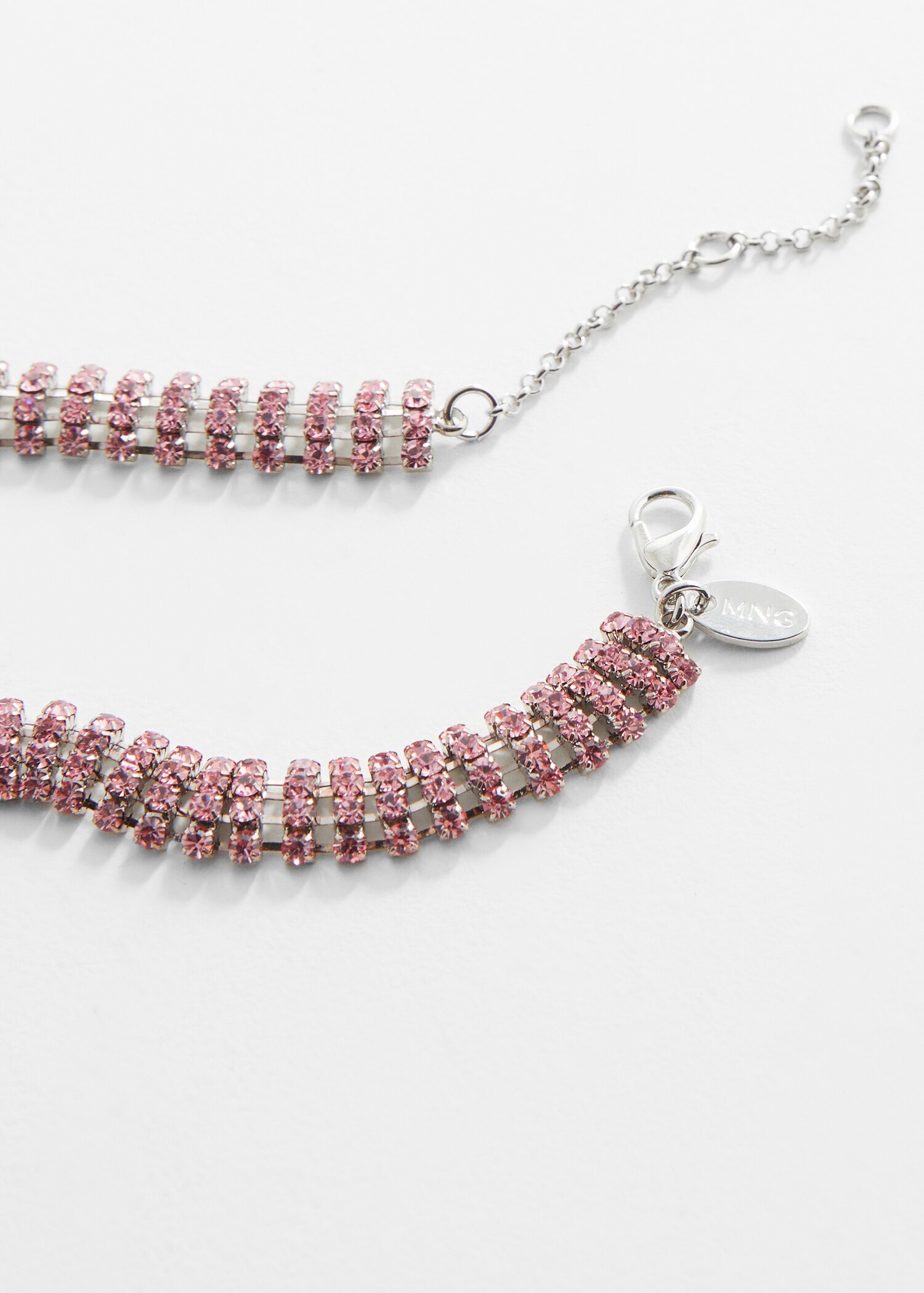 Faceted crystal necklace - Woman | MANGO USA