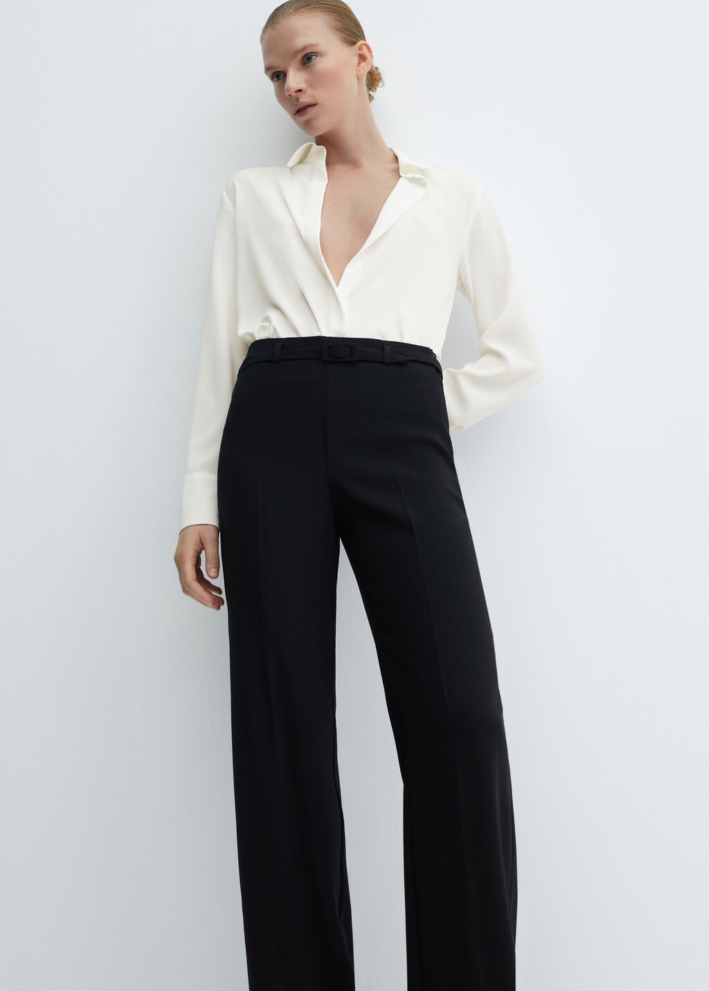 Cămașă regular fit fluidă - Femei | MANGO Romania