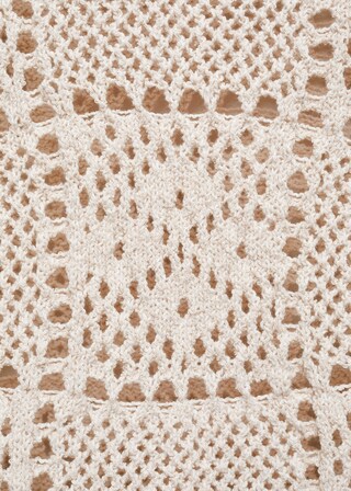 Crochet sweater with openwork details - Woman | MANGO USA