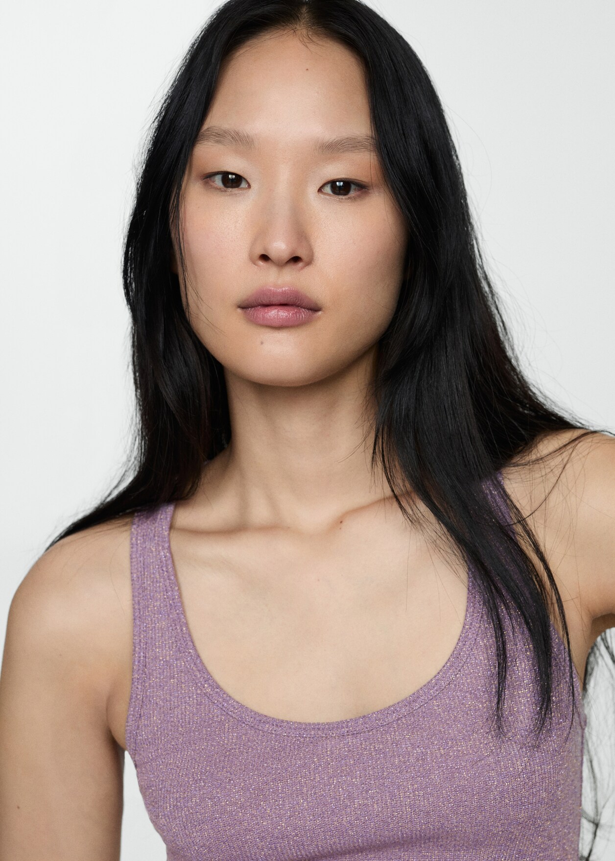 Lurex knitted top - Women | MANGO USA