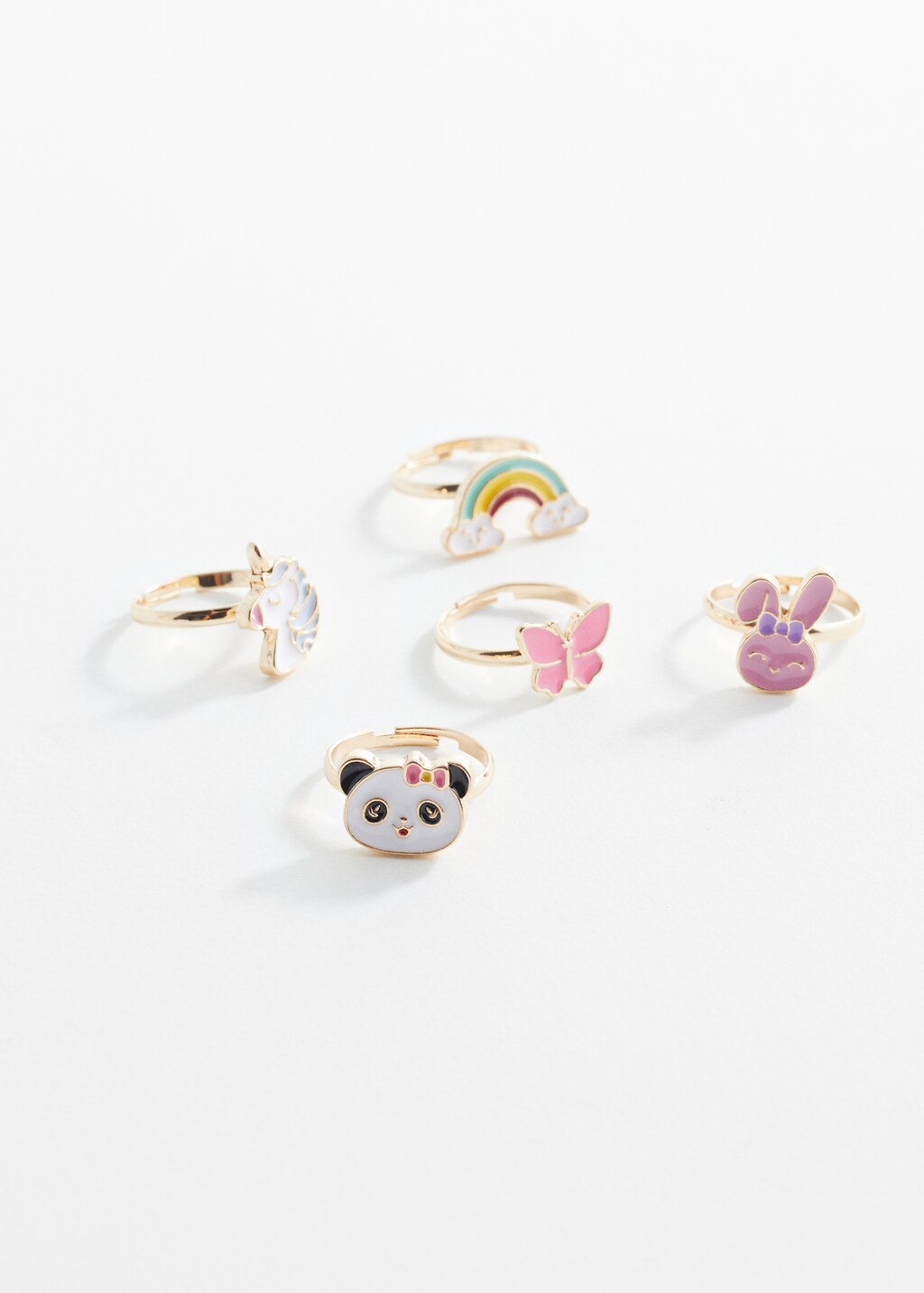 Pack of 5 combined rings