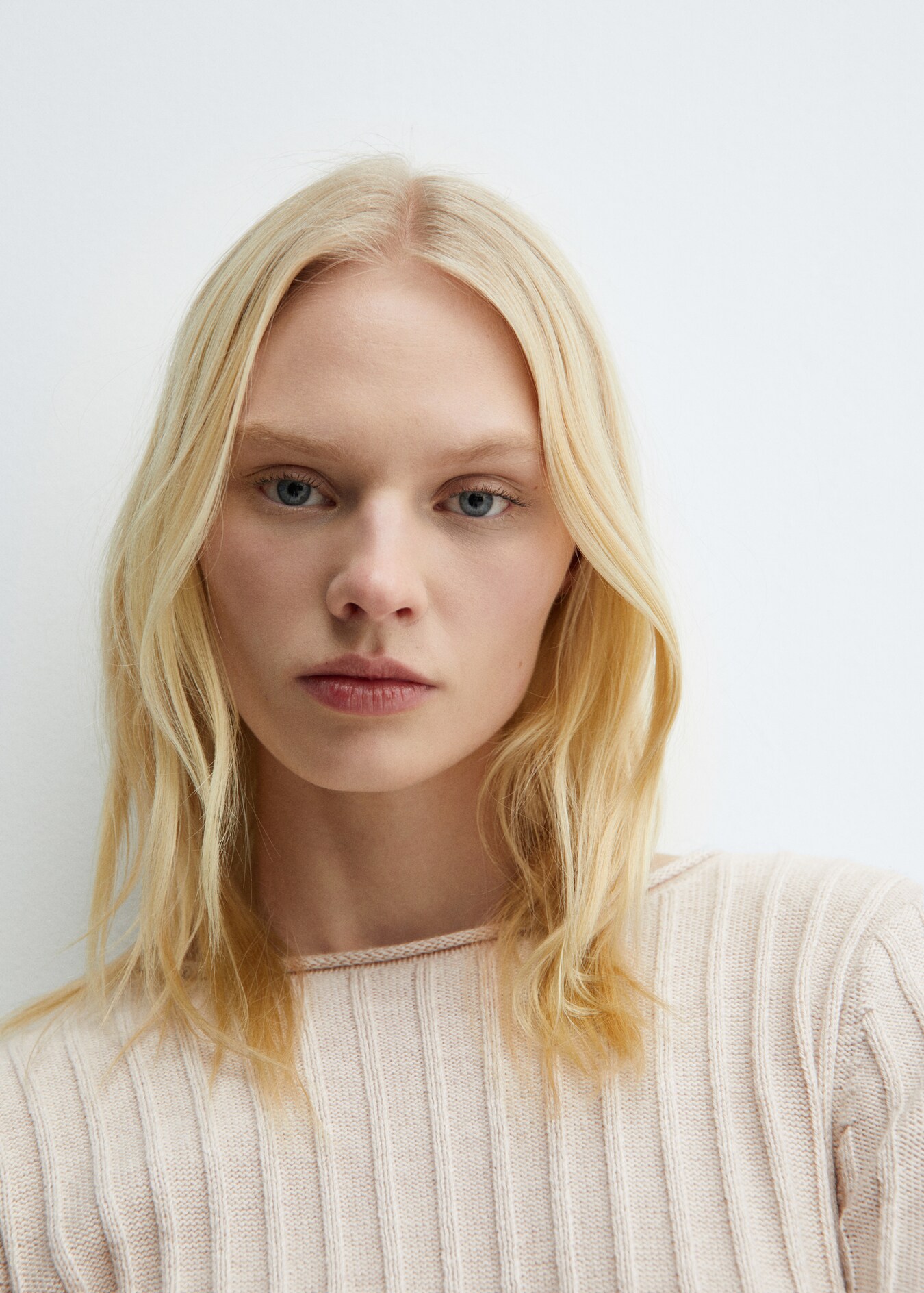 Ribbed knit sweater - Women | MANGO USA Ribbed knit sweater - Women | MANGO USA
