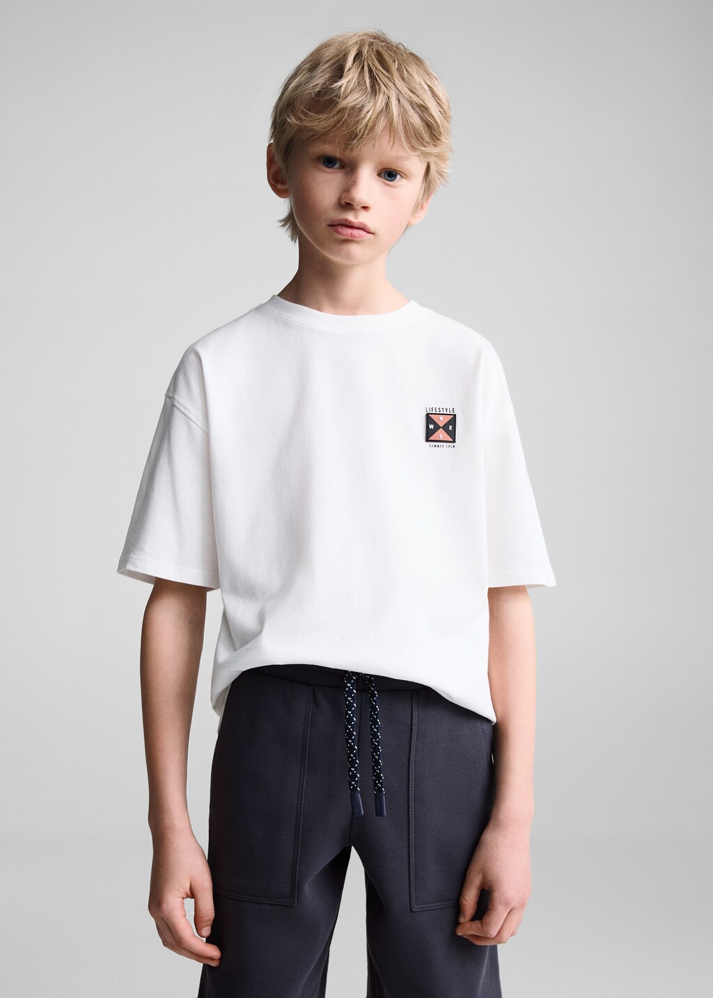 Elastic Waist Bermuda Shorts