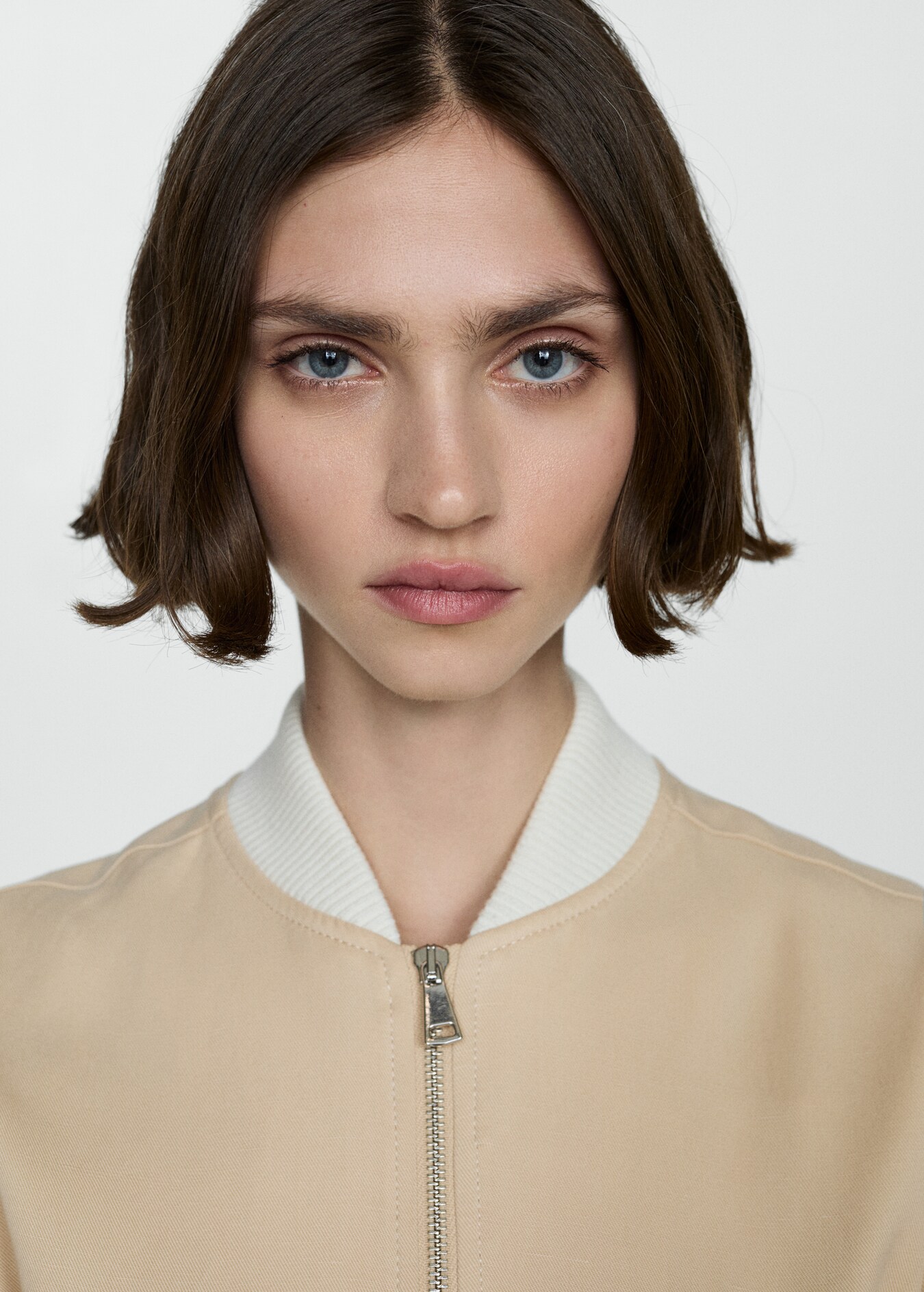 Linen lyocell bomber jacket - Women | MANGO USA