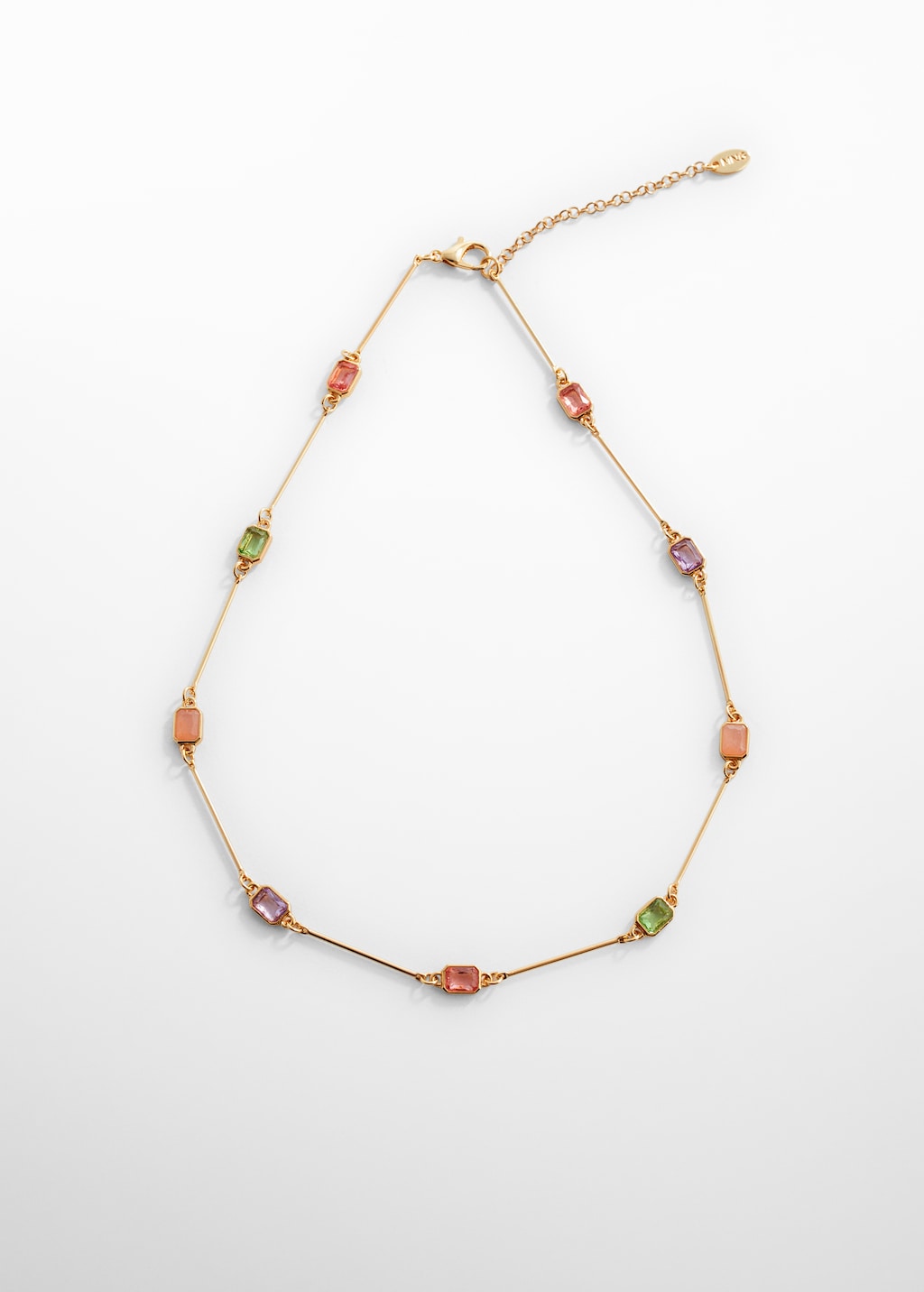 Crystal chain necklace - Woman | MANGO USA