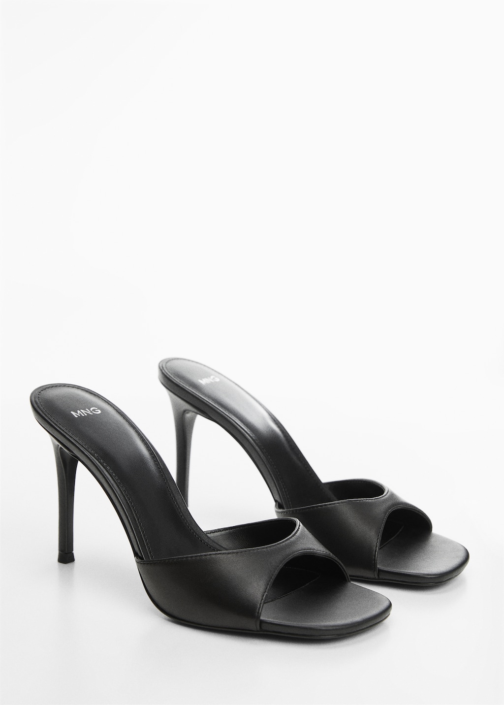 Heel Leather Sandals