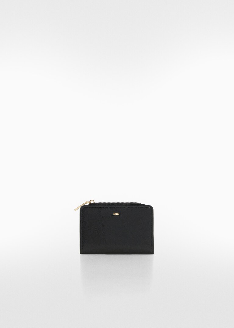 Embossed wallet with logo - Women | MANGO USA