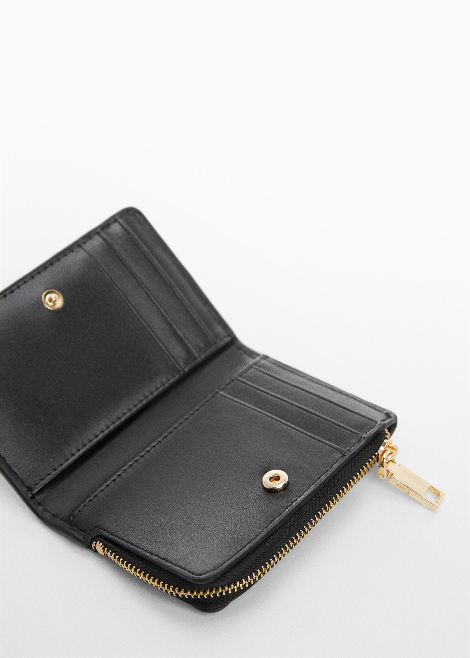 Embossed wallet with logo - Women | MANGO USA
