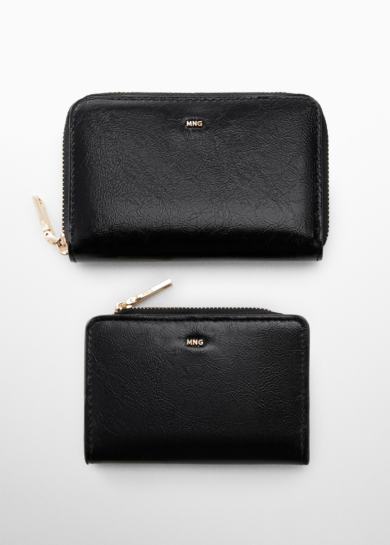 Embossed wallet with logo - Women | MANGO USA