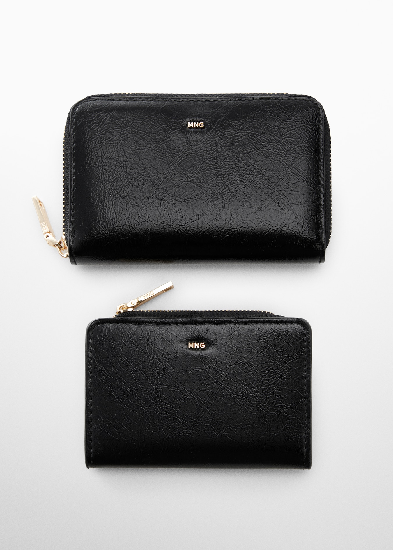 Embossed wallet with logo - Women | MANGO USA