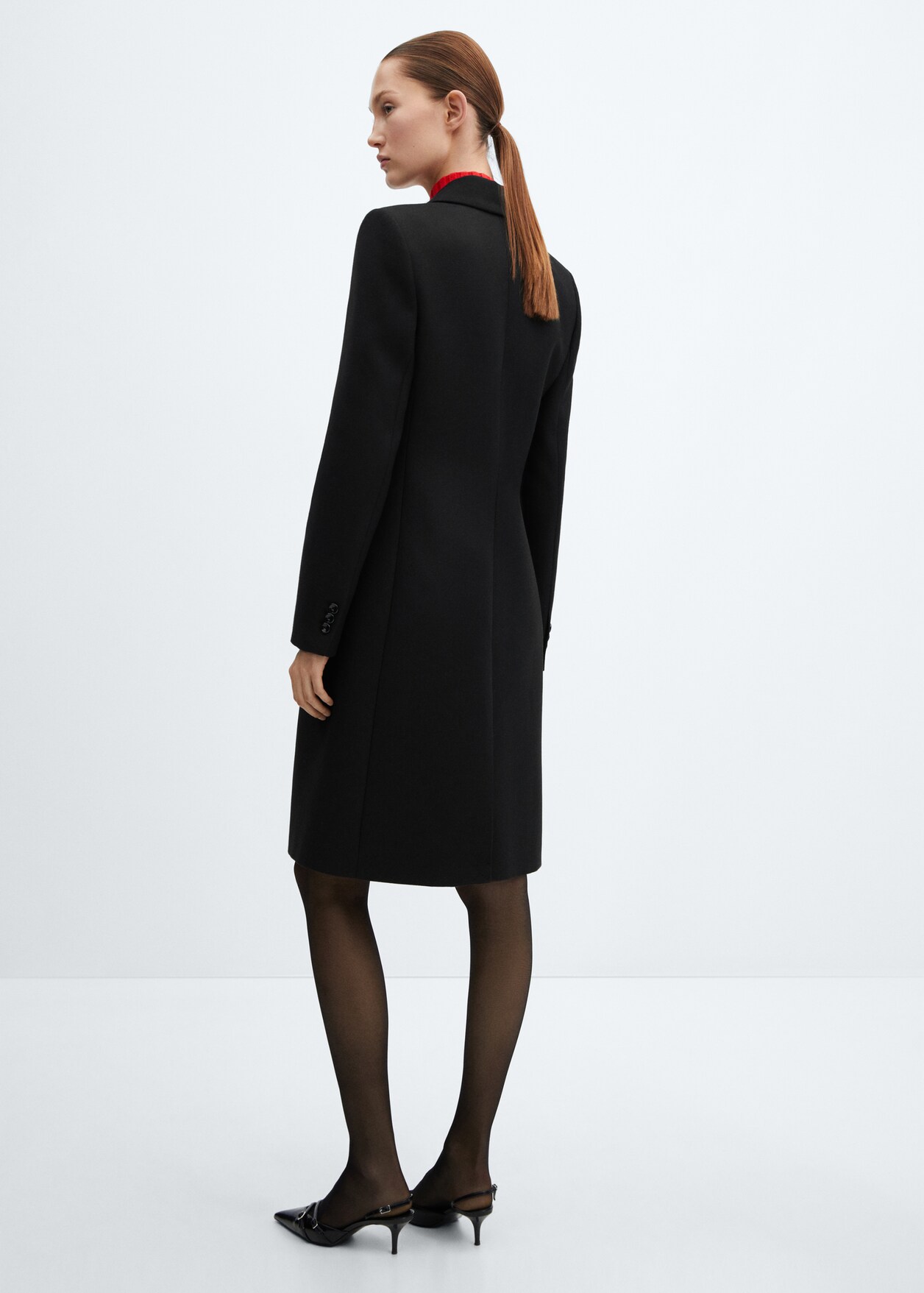 Lapels structured coat - Woman | MANGO USA