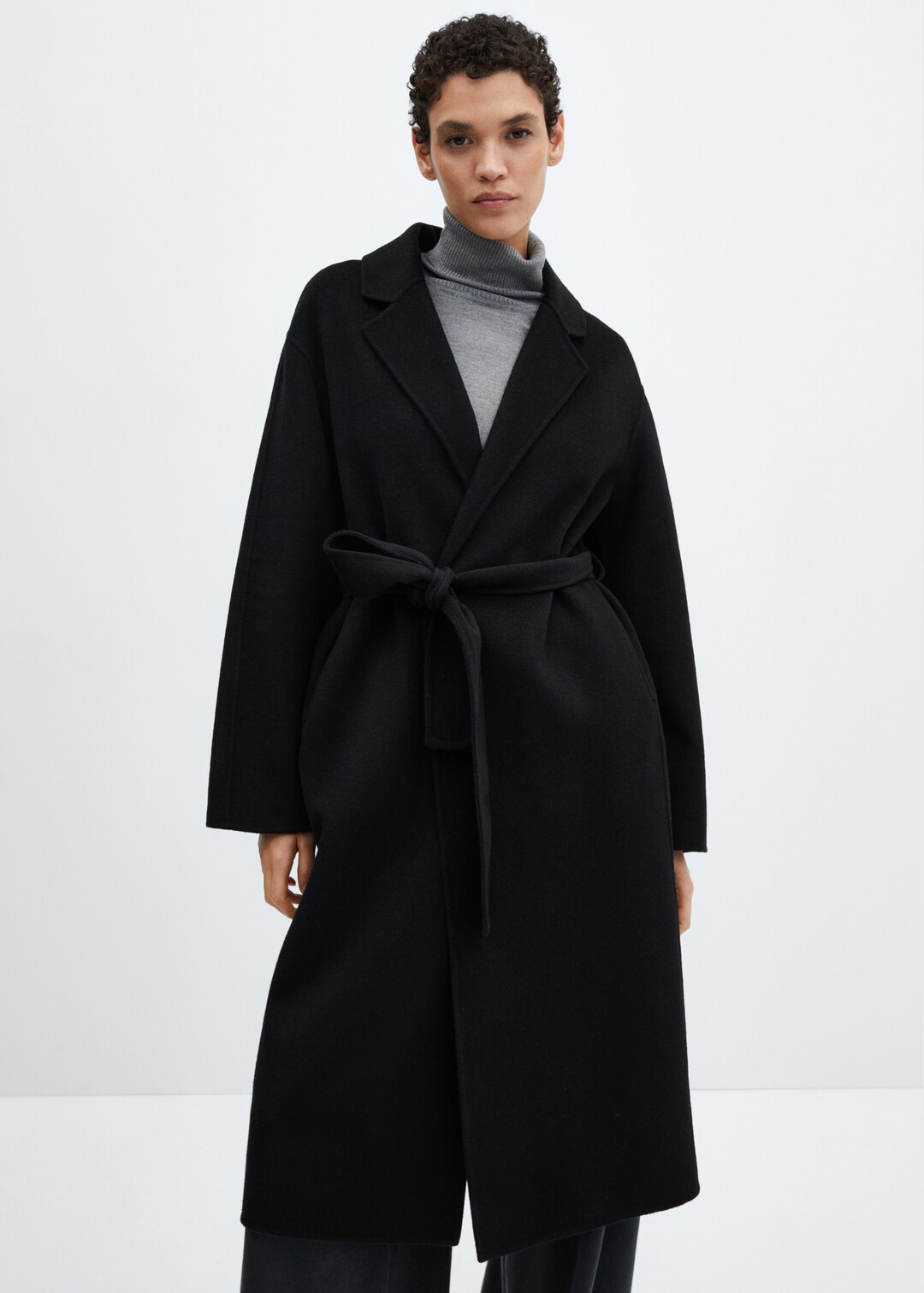 Belt handmade coat - Women | MANGO USA
