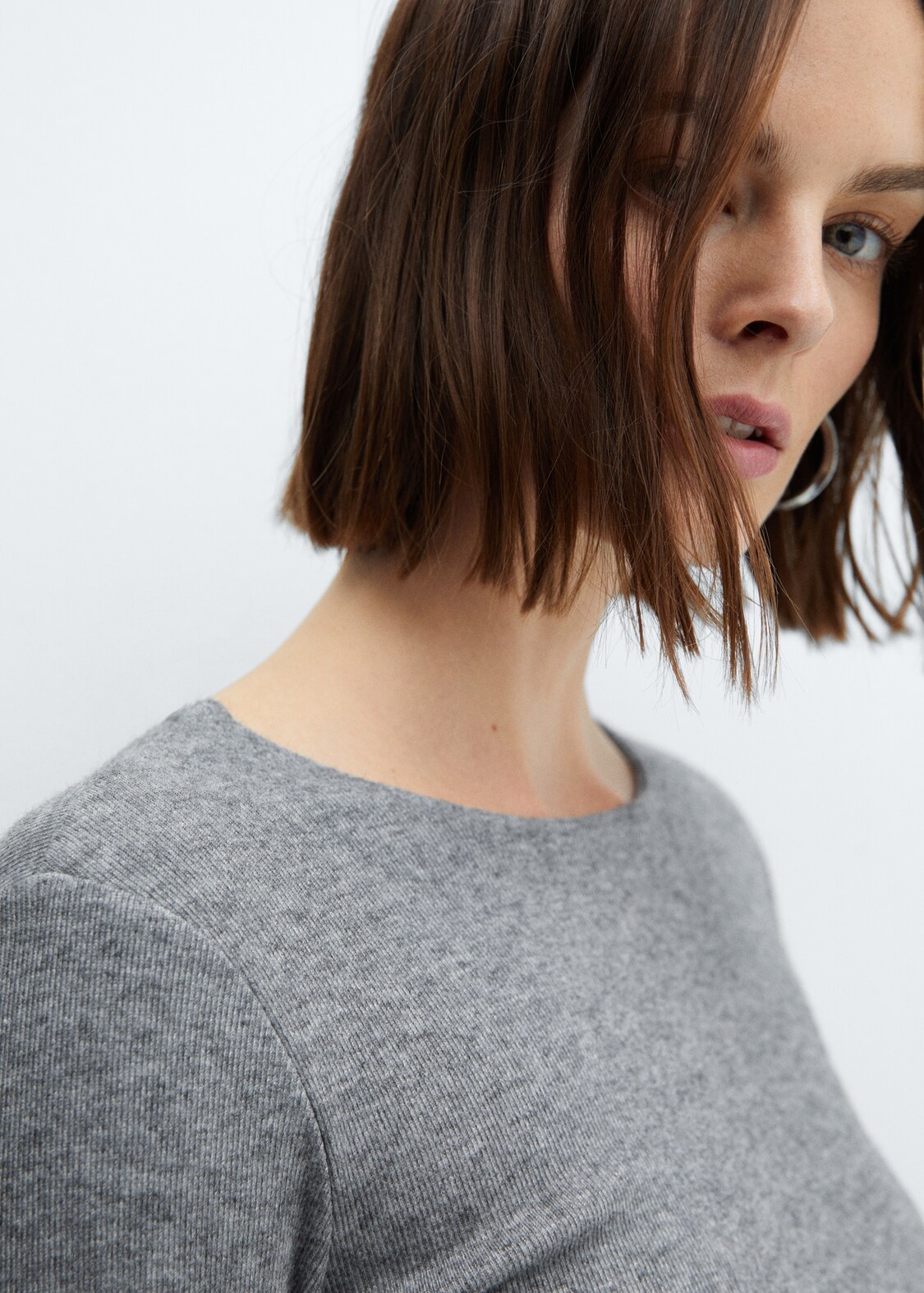 Gathered Details Dress Women Mango Usa