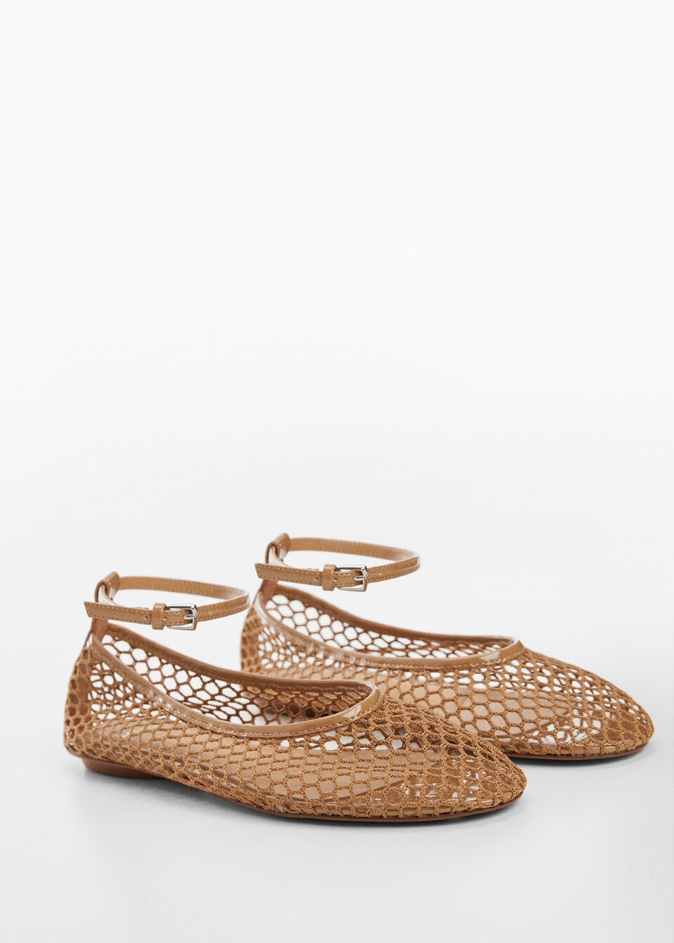Ballet flats with mesh bracelet - Women | MANGO USA
