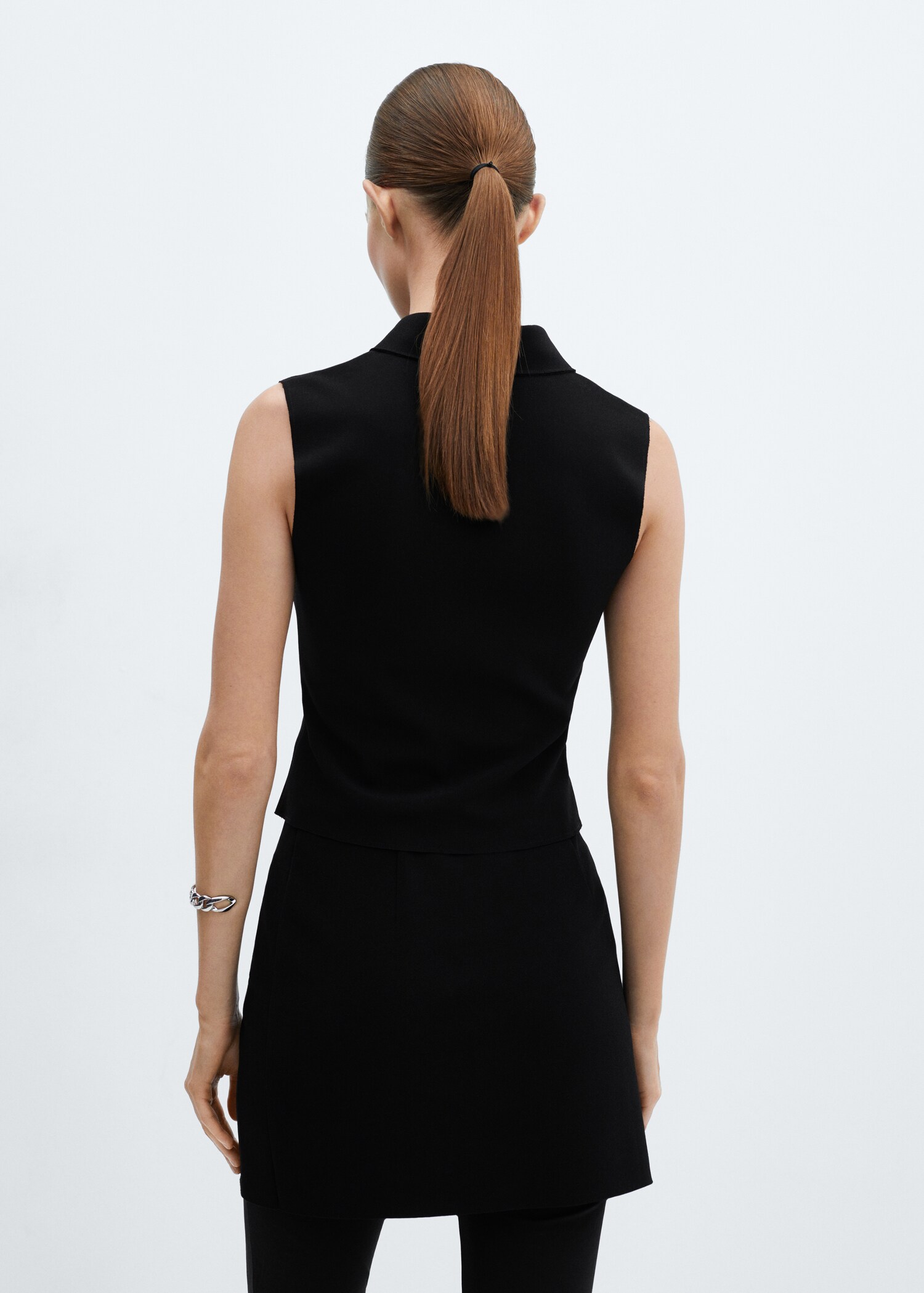 Crop top with zip - Women | MANGO United Kingdom