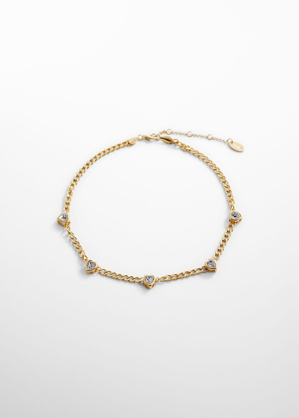 Crystal chain necklace | MANGO