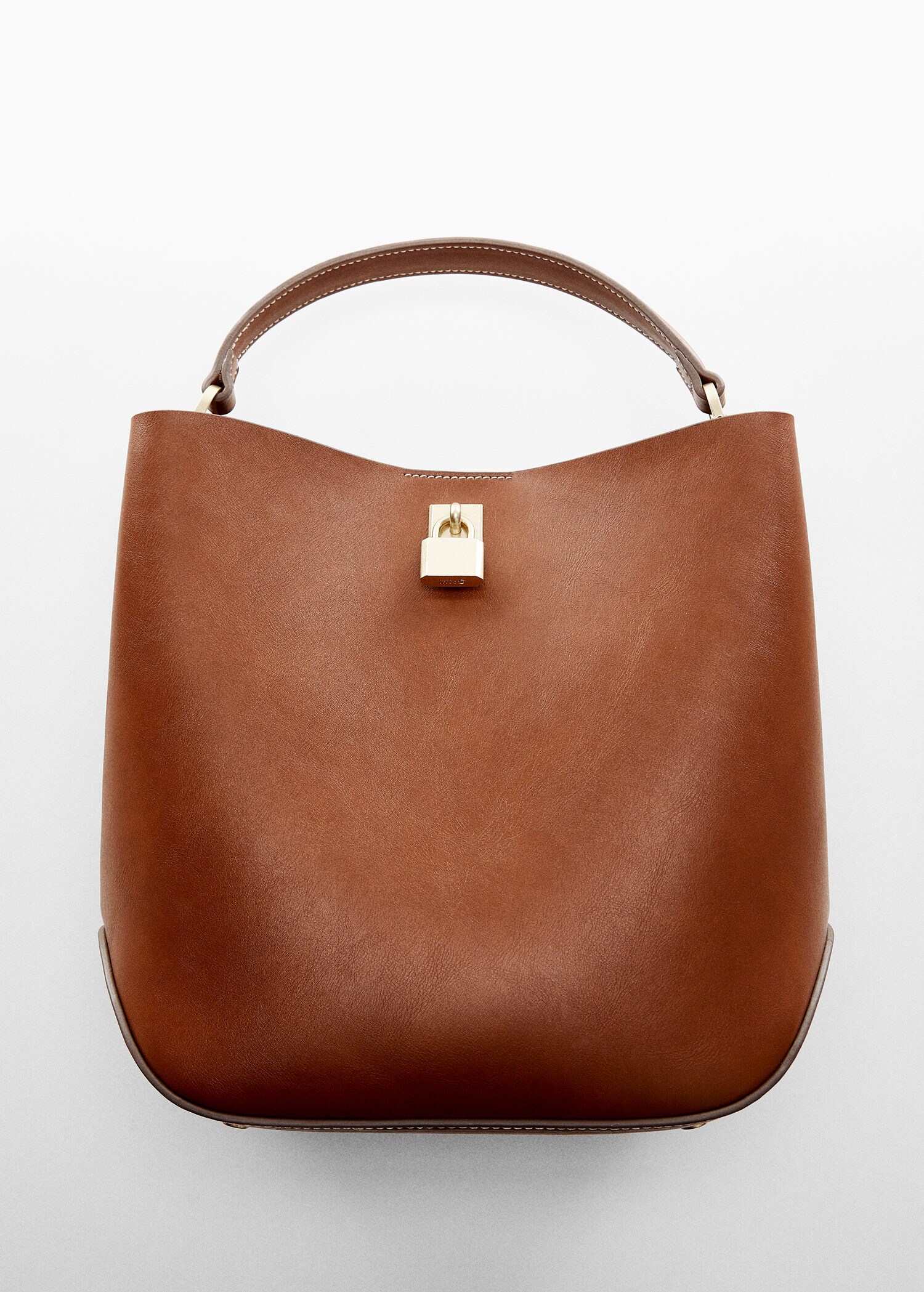 Shopper bag with padlock | MANGO