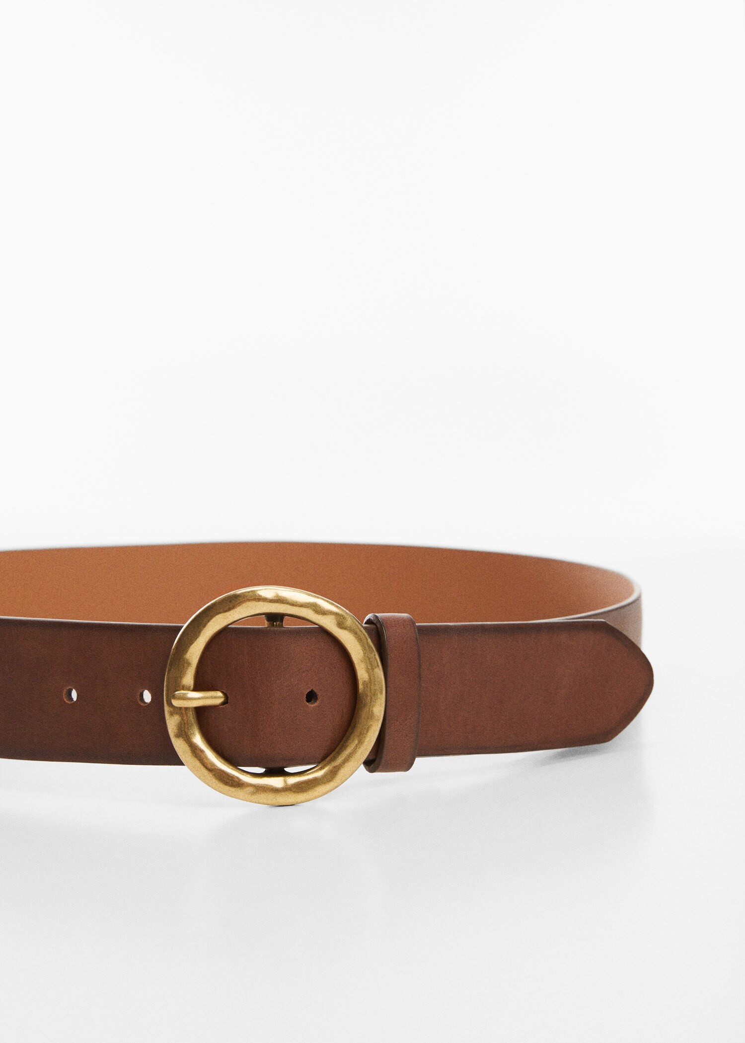 Rounded buckle belt | MANGO