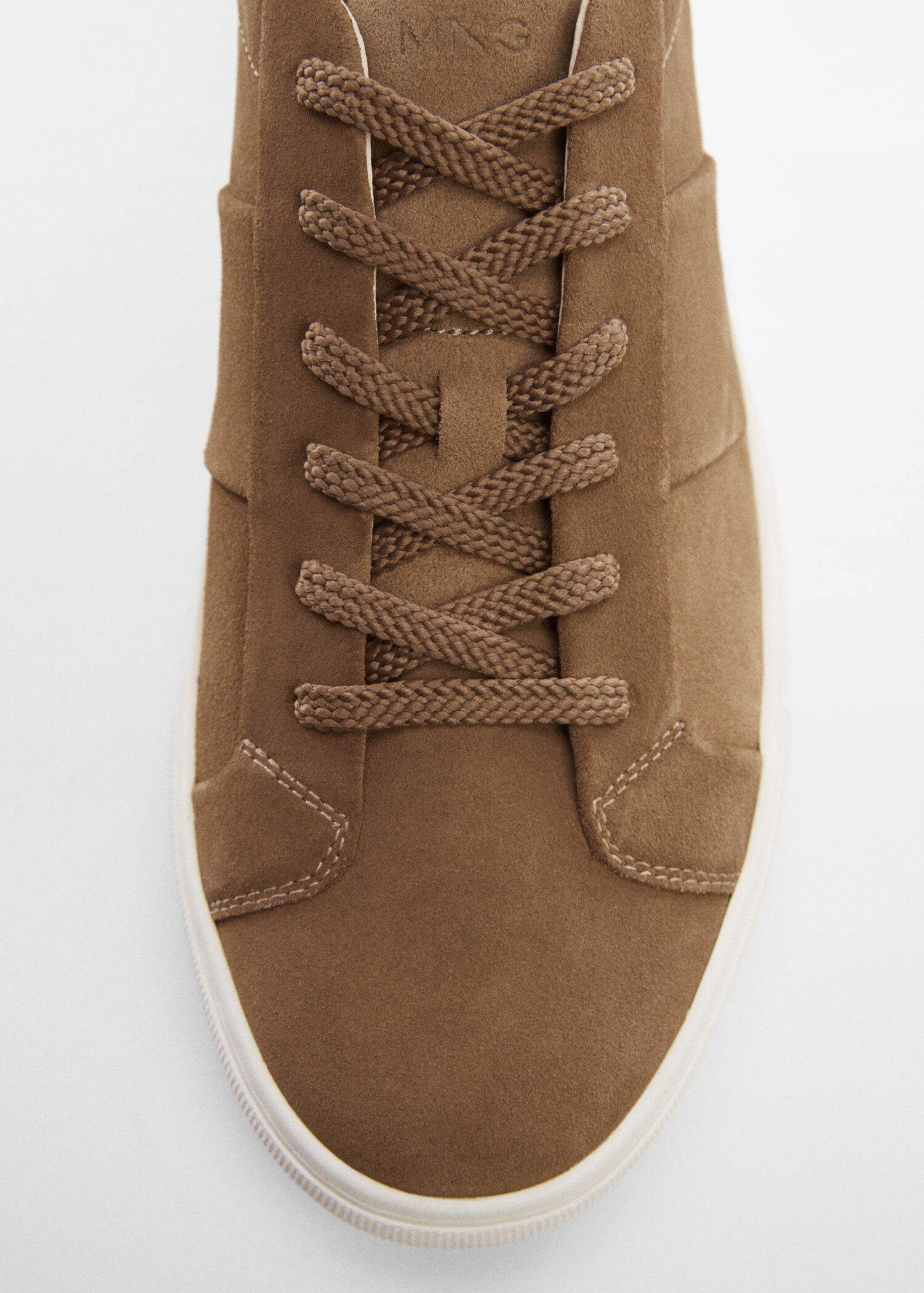 Laces suede sneaker | MANGO