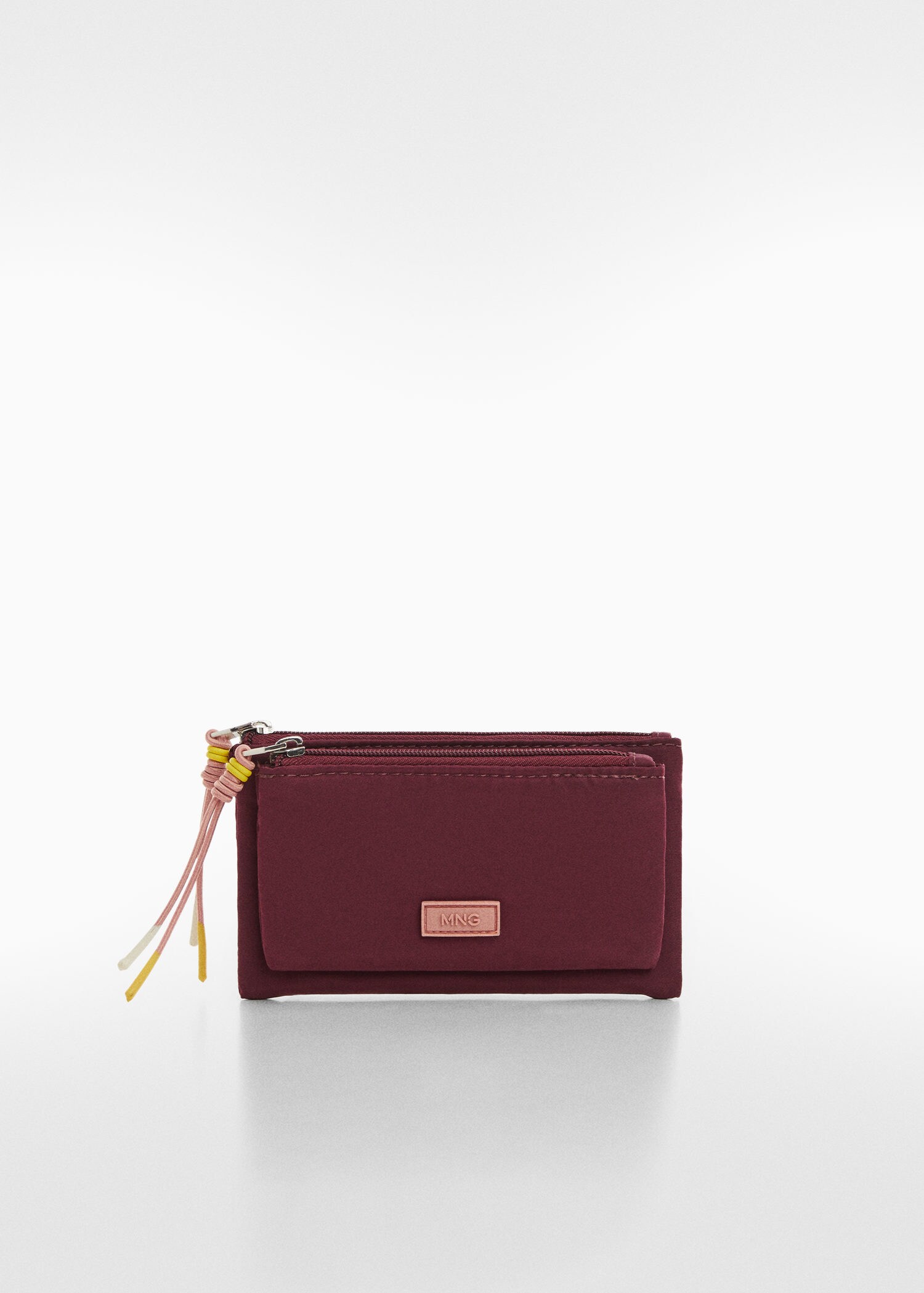 Logo double compartment coin purse | MANGO