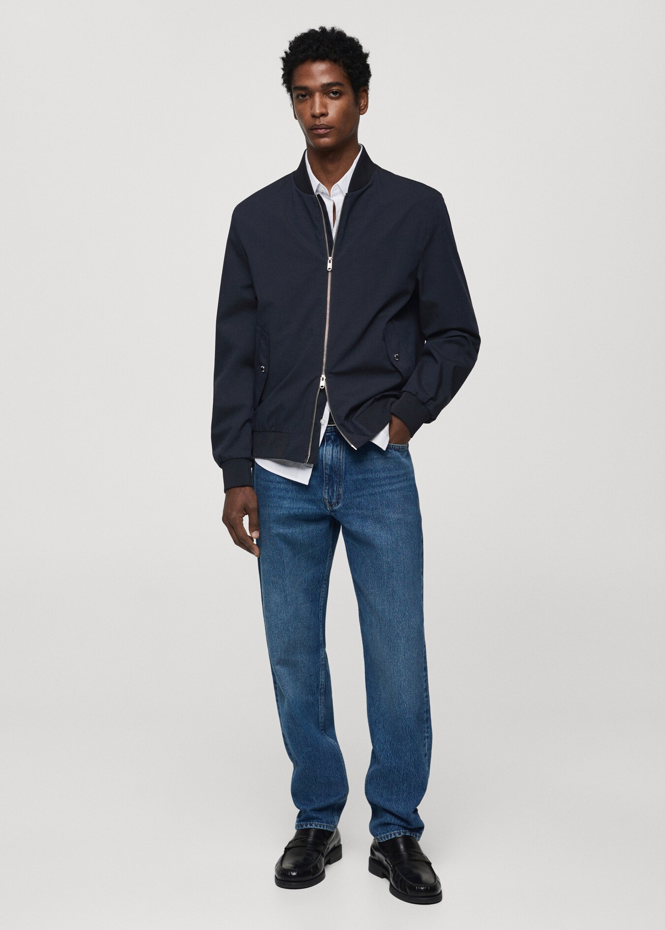 Water repellent bomber jacket - Man | MANGO USA