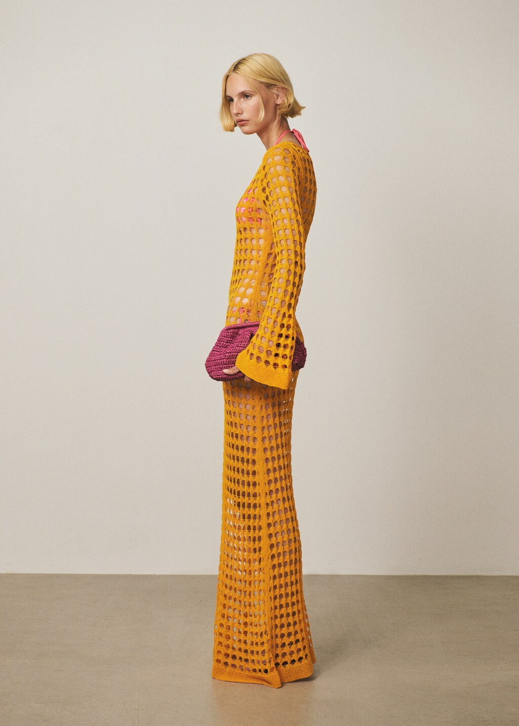 Rattan clutch bag - Woman | MANGO United Kingdom