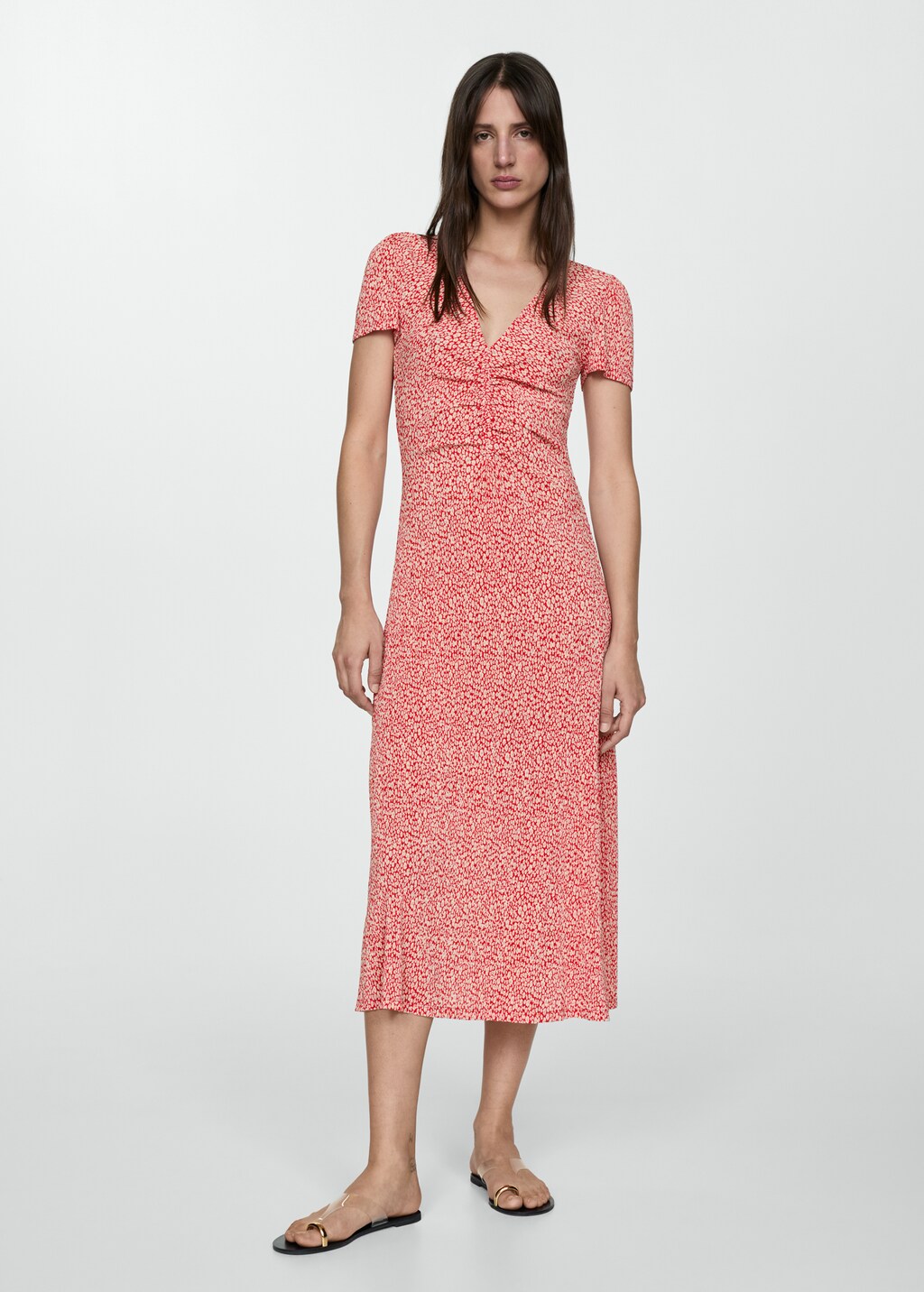 Floral print dress - Woman | MANGO USA
