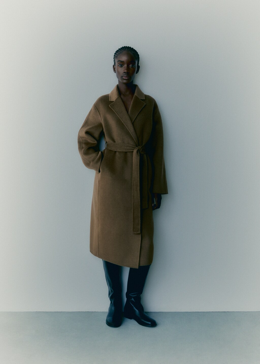 Leather high boots - Women | MANGO Iraq