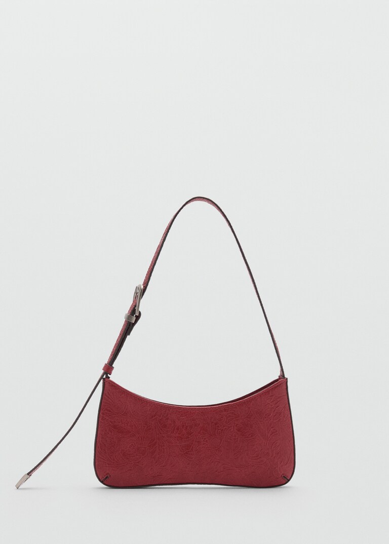 Textured shoulder bag - Women | MANGO Iraq