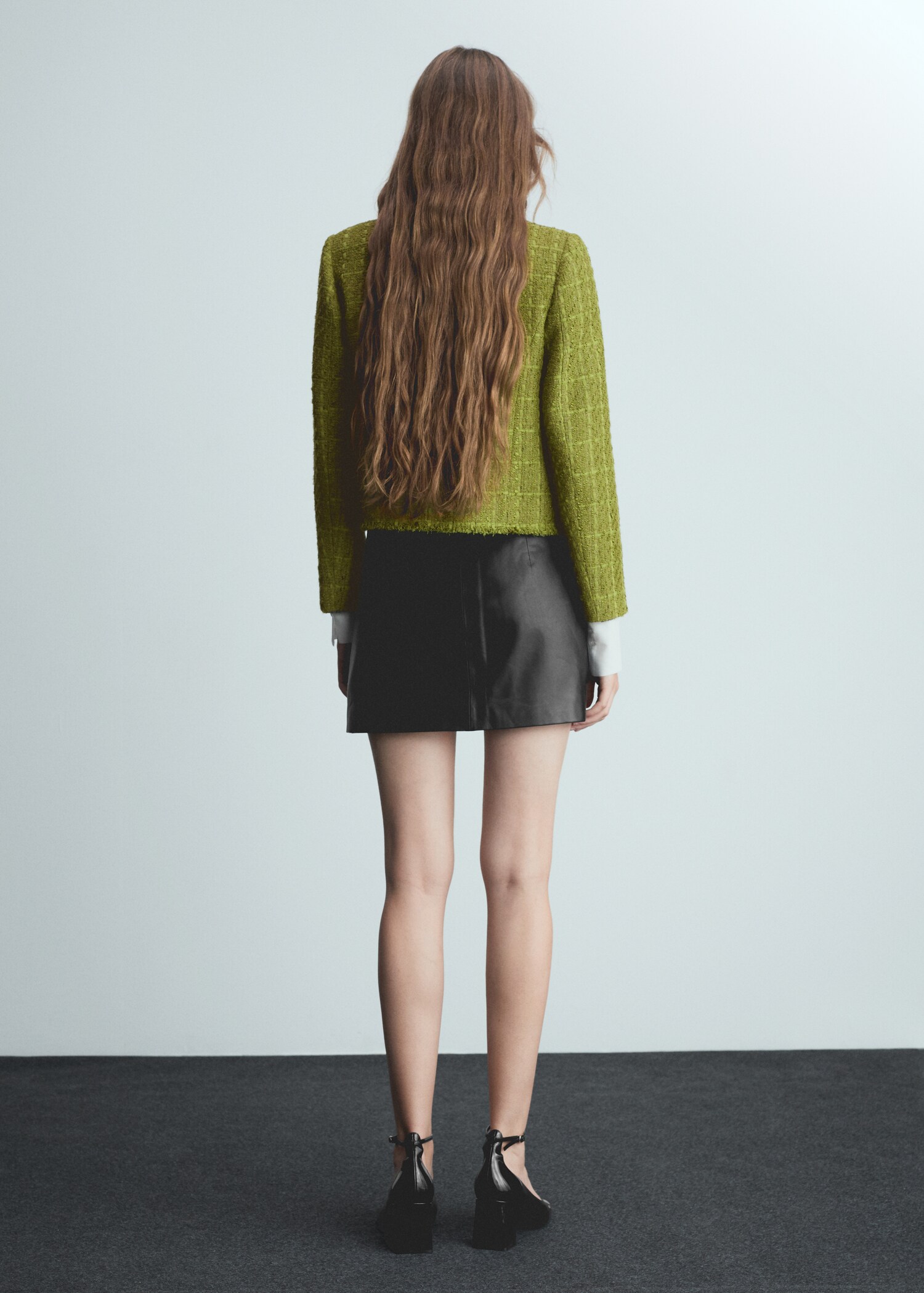 Tweed jacket with jewel buttons - Women | MANGO USA