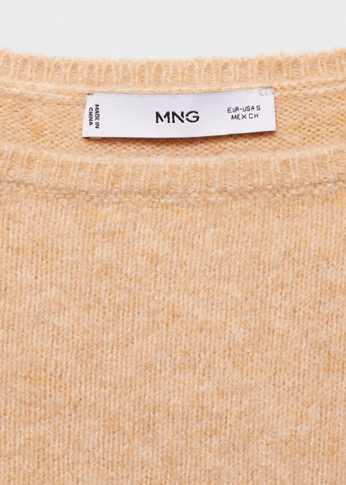 Fine Knit Boat Neck Sweater Women Mango Usa
